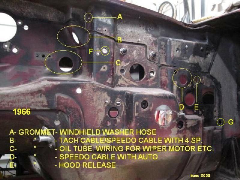 C2 Firewall grommets vs wires - CorvetteForum - Chevrolet Corvette ...