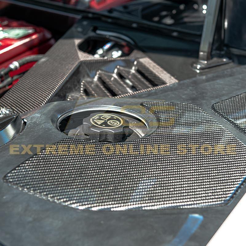 Corvette C8 Carbon Fiber Engine Bay Panel Overlay Accents Covers ...