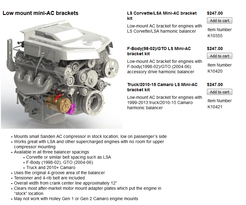 LS Swap Low AC Mount Accessory Drive? - CorvetteForum - Chevrolet ...