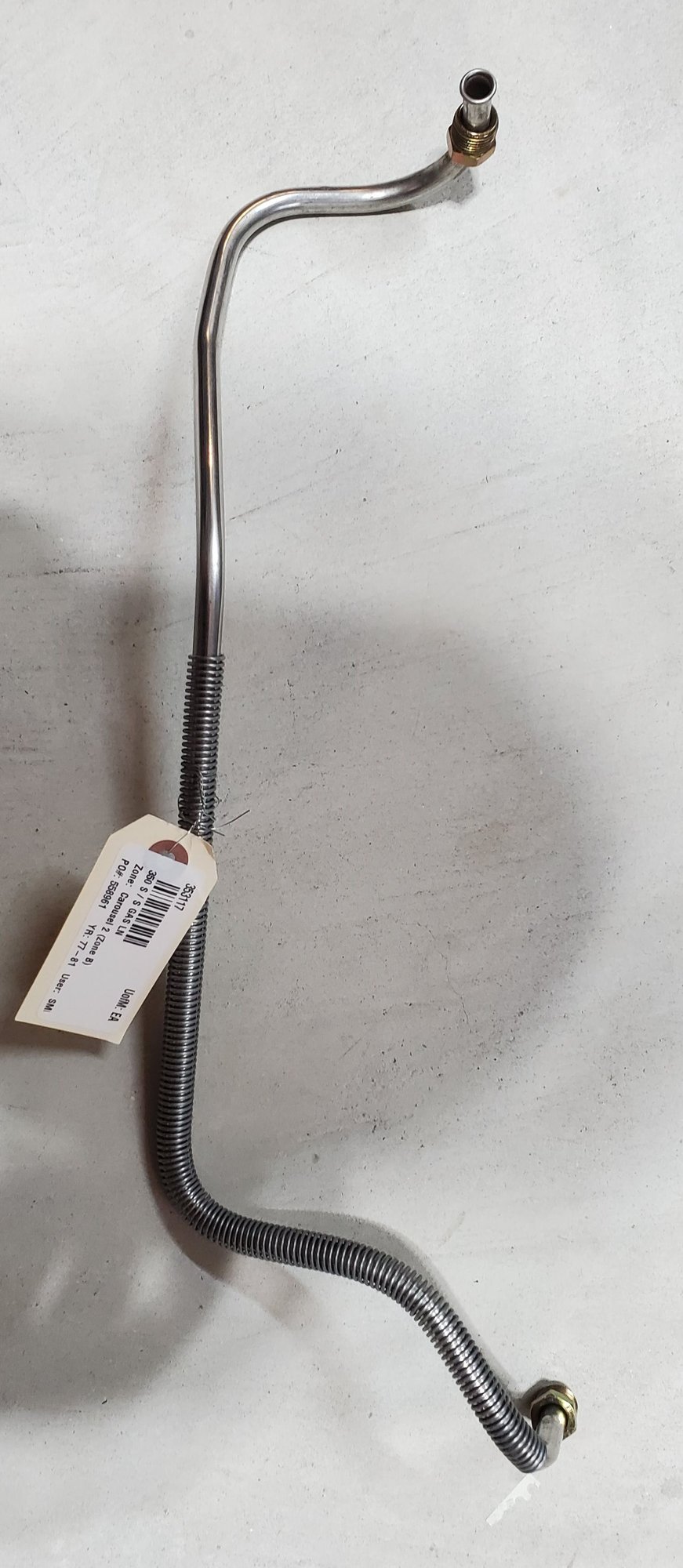 FS (For Sale) Fuel line - stainless steel 77-81 new - CorvetteForum ...