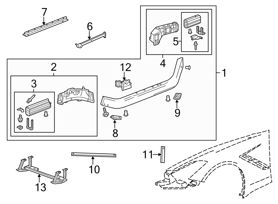 Front end / frame extension damage and repair - CorvetteForum ...