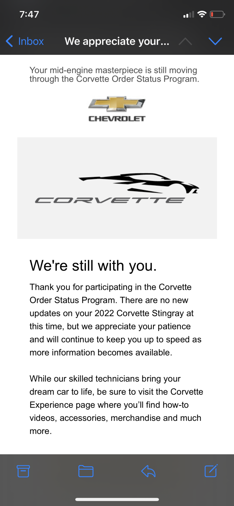 Chevrolet Email - CorvetteForum - Chevrolet Corvette Forum Discussion