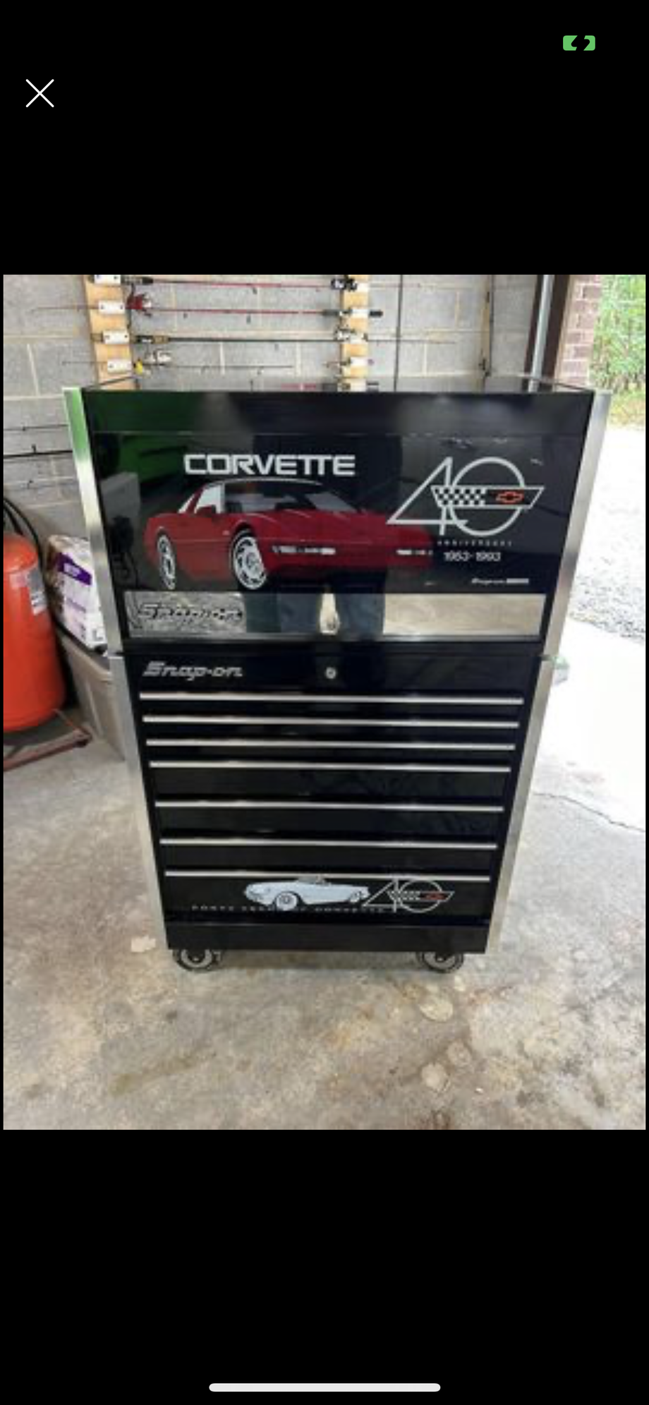 FS (For Sale) 40th Anniversary Corvette Snap on Toolbox - CorvetteForum ...