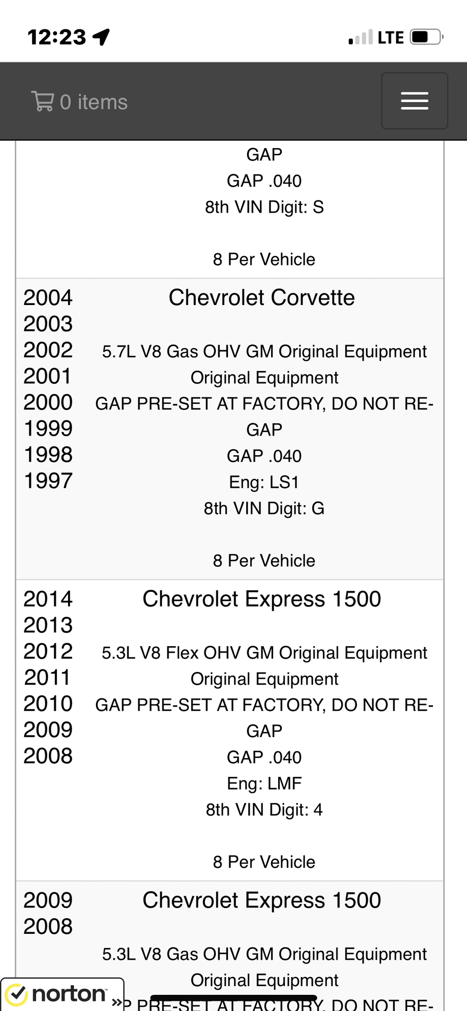 Spark plugs gap - CorvetteForum - Chevrolet Corvette Forum Discussion