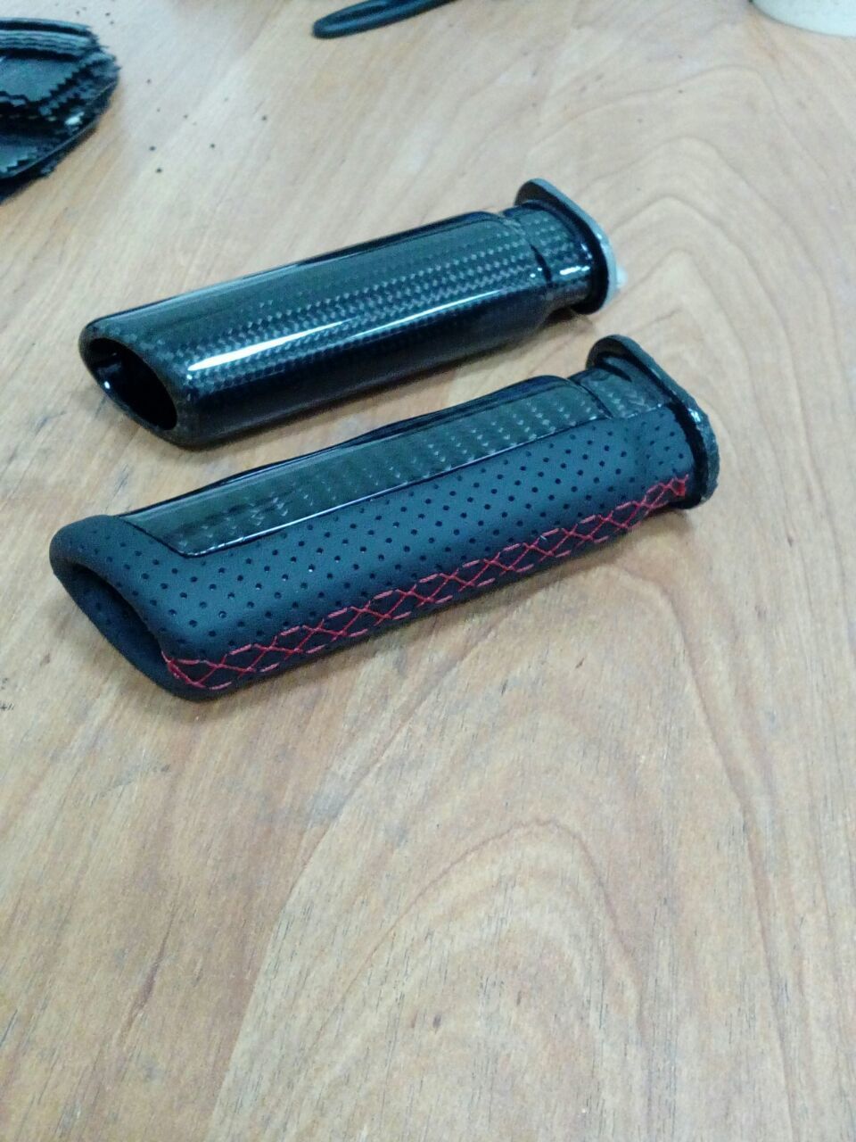 FS (For Sale) *Custom carbon fiber/leather e-brake handles ...