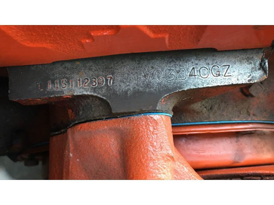 Original Engine Stamp? - CorvetteForum - Chevrolet Corvette Forum ...