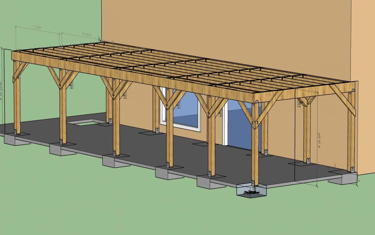 Knee bracing alternatives for freestanding Deck - DoItYourself.com ...