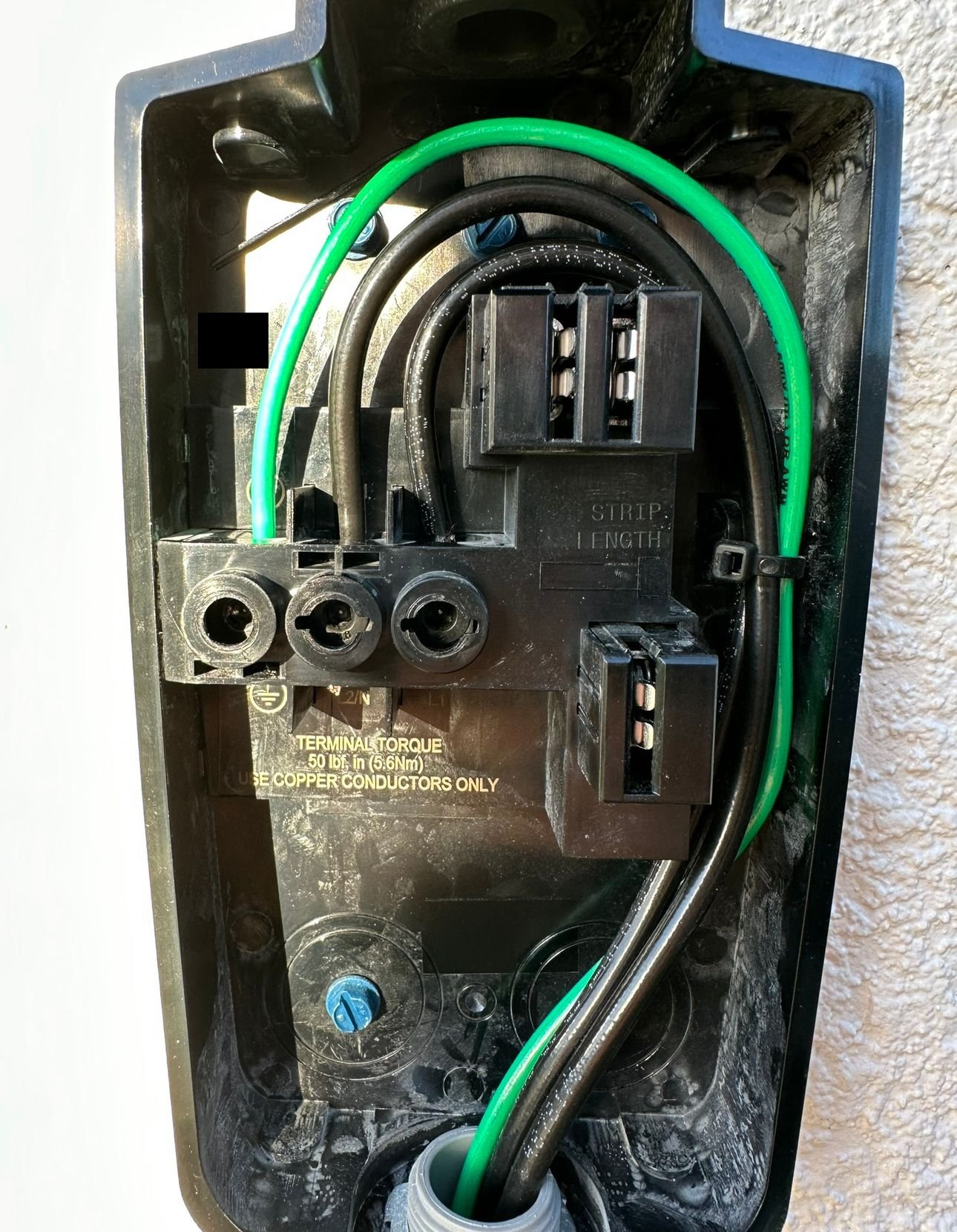 Re-Torquing Wire on EV Charger - Is This Safe? - DoItYourself.com ...