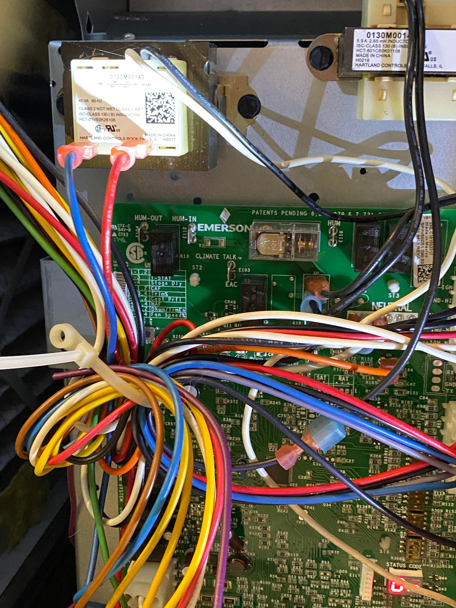 Aprilaire 600A humidifier wiring help, please - DoItYourself.com ...