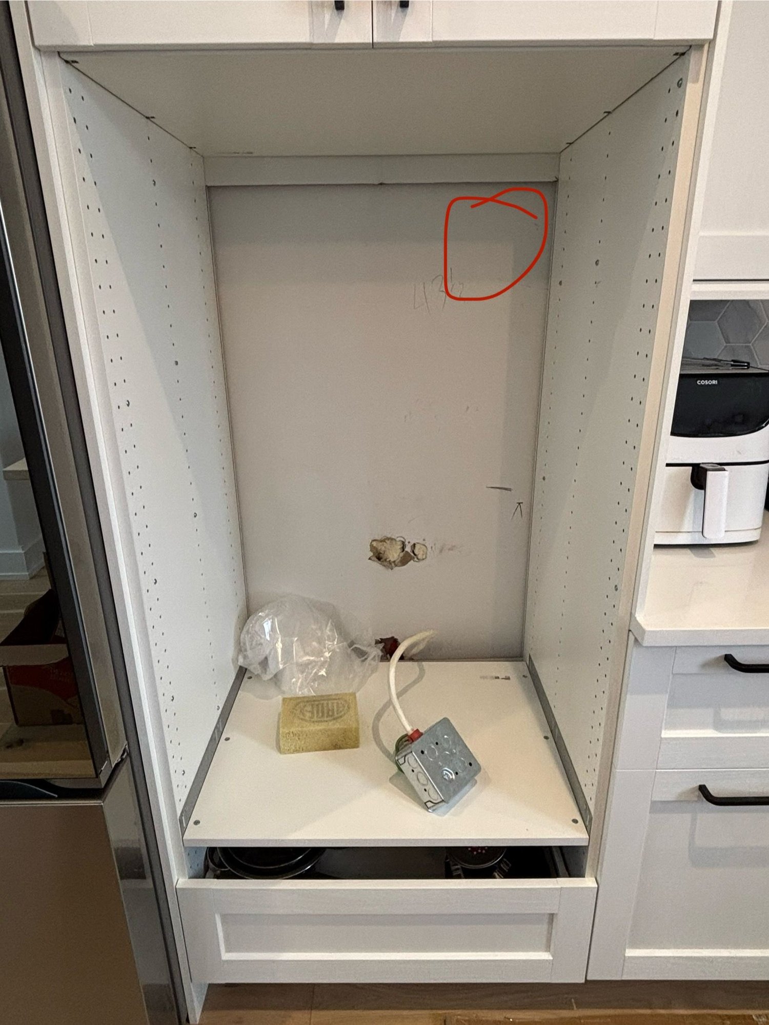 Wall Oven Junction Box Placement - DoItYourself.com Community Forums