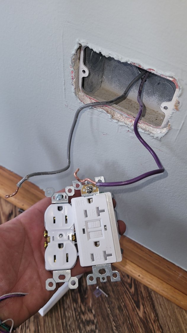 Converting power outlet to gfci with only 2 wires - DoItYourself.com Community Forums