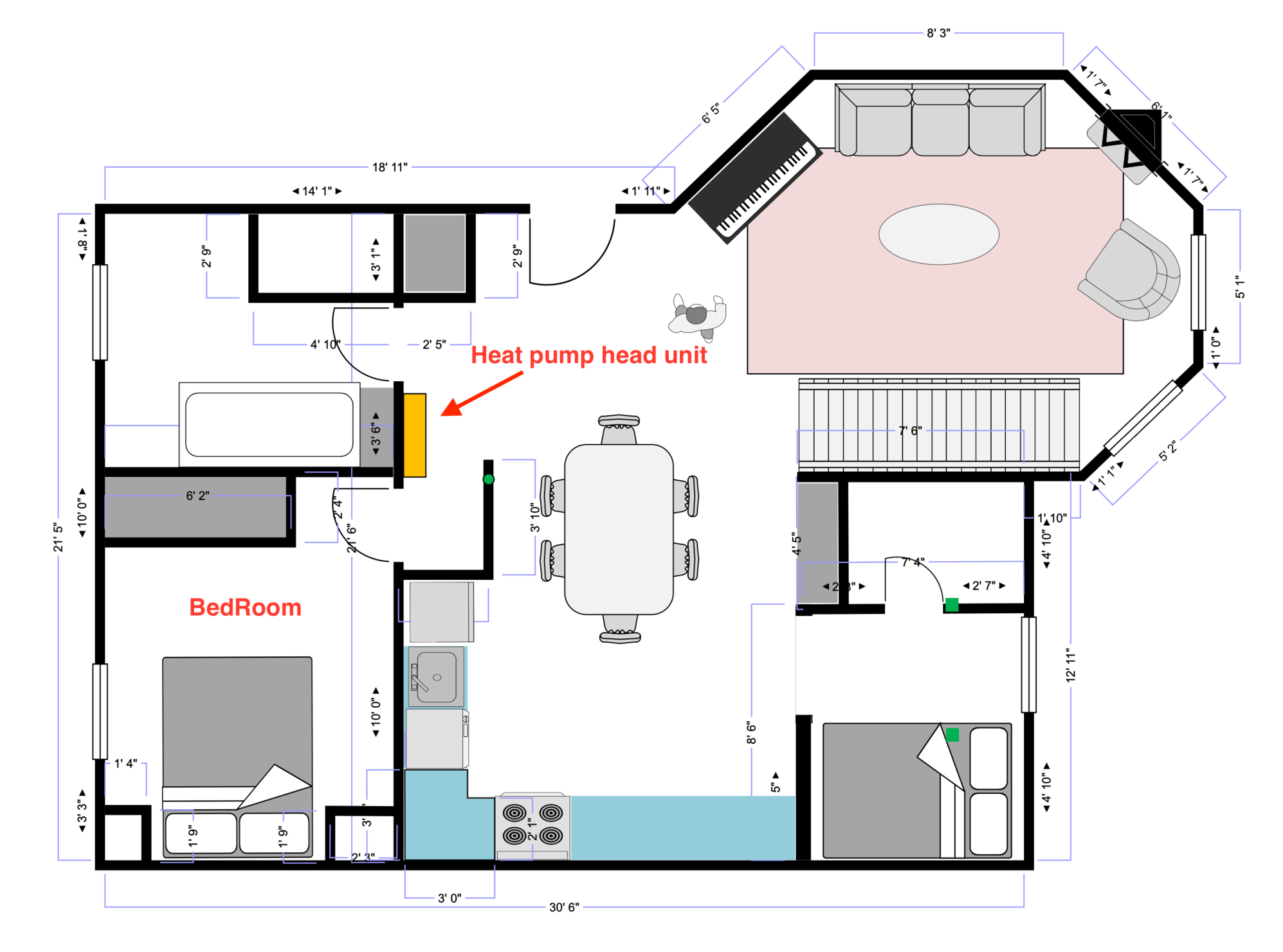 Advice on Heat pump head unit placement - DoItYourself.com Community Forums