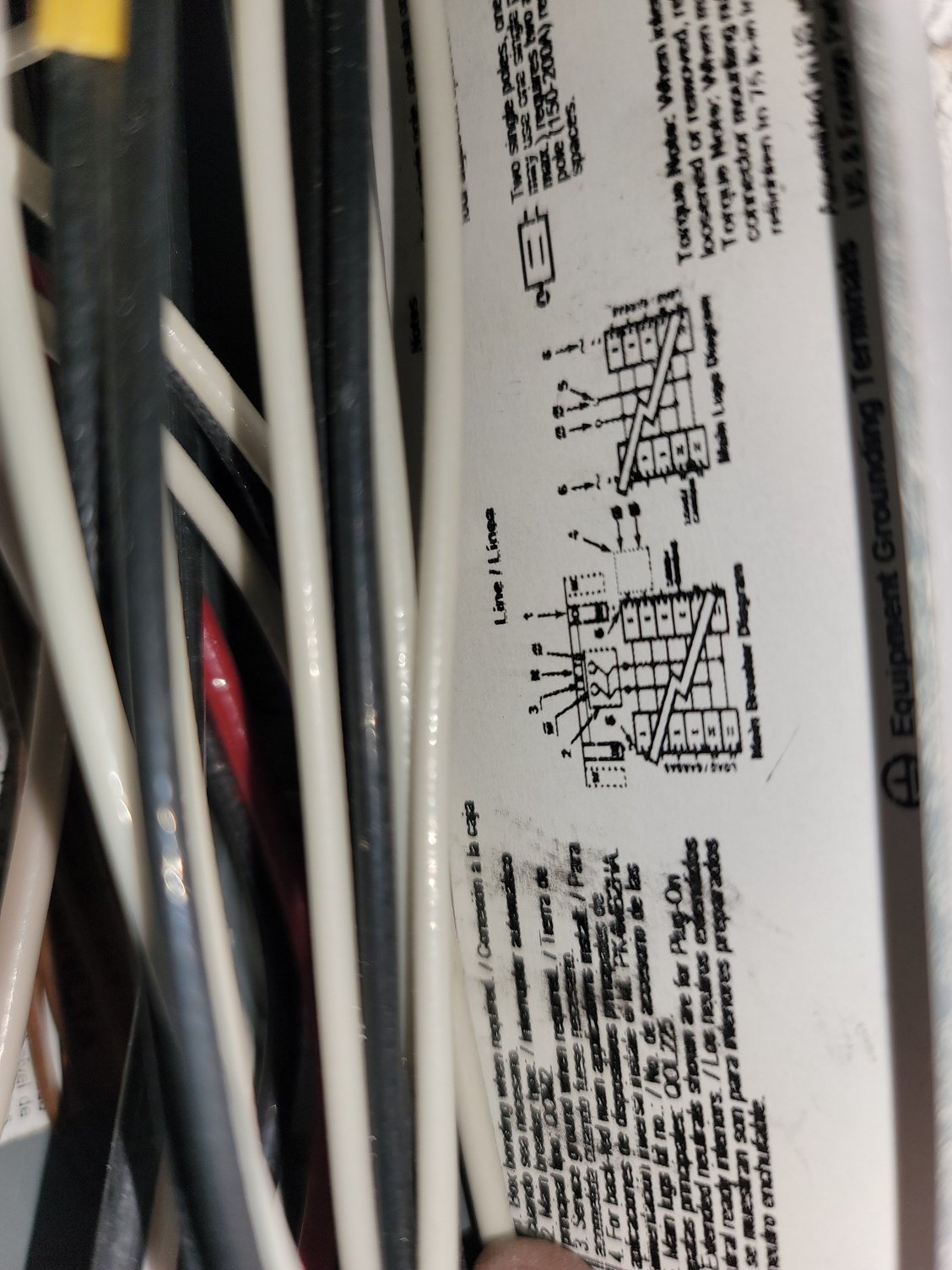 Installing 50A plug plus interlock - Houston New Build - DoItYourself ...