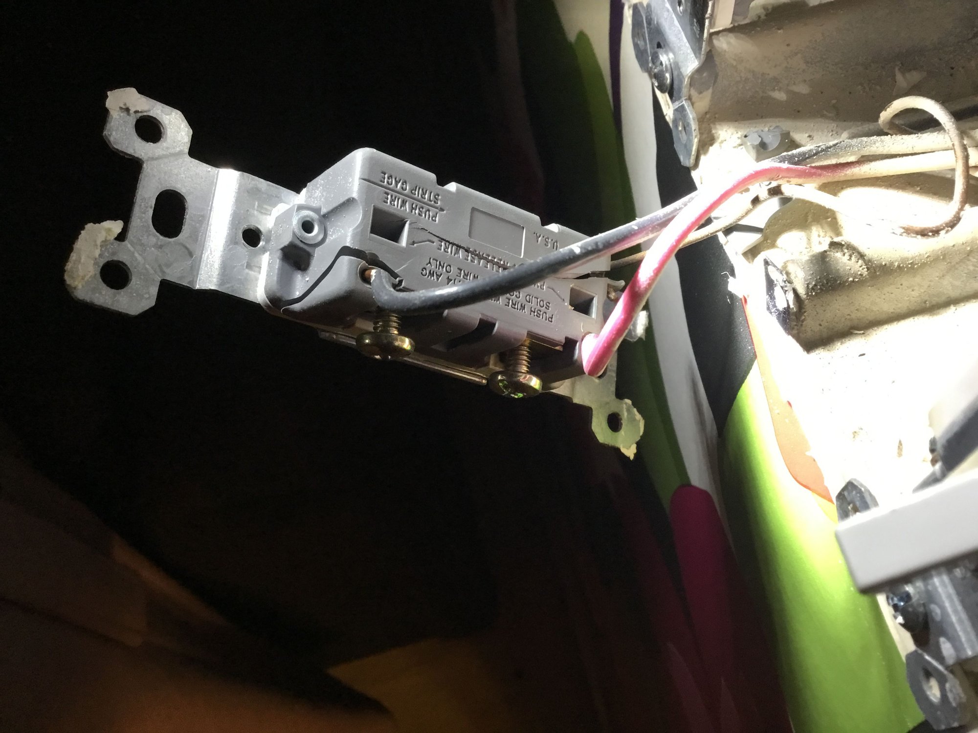 Failed light switch. Are the cracks the cause, or the result ...