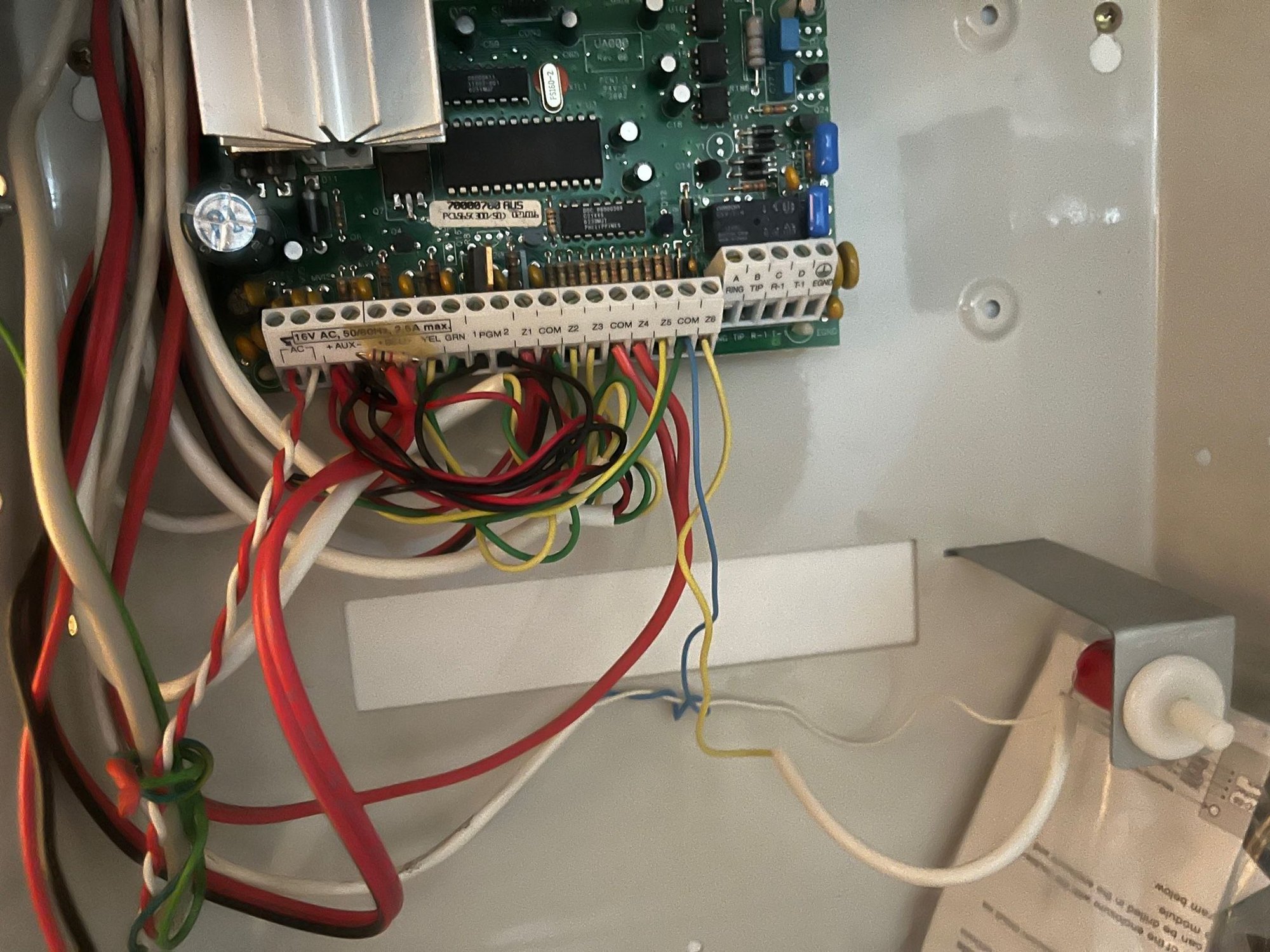 DSC Classic PC1565 LED(PC5508Z) Tamper going off - DoItYourself.com ...