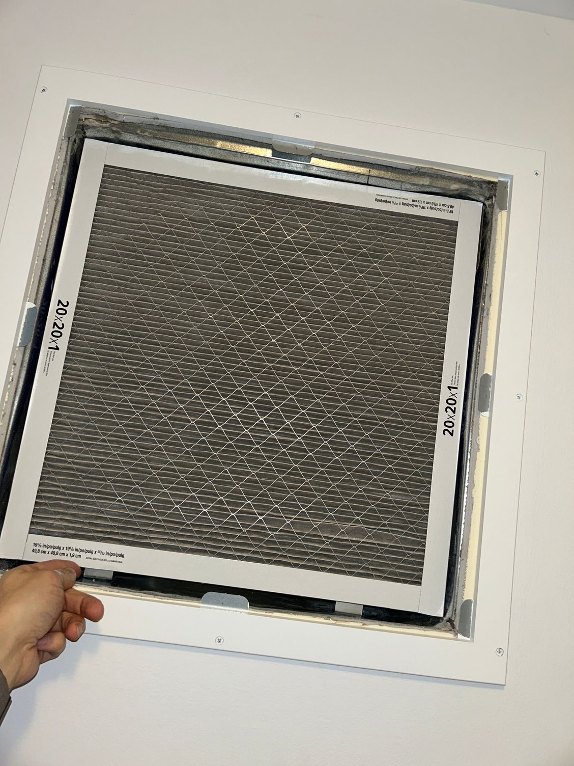 Gap in HVAC return vent housing near filter - DoItYourself.com ...