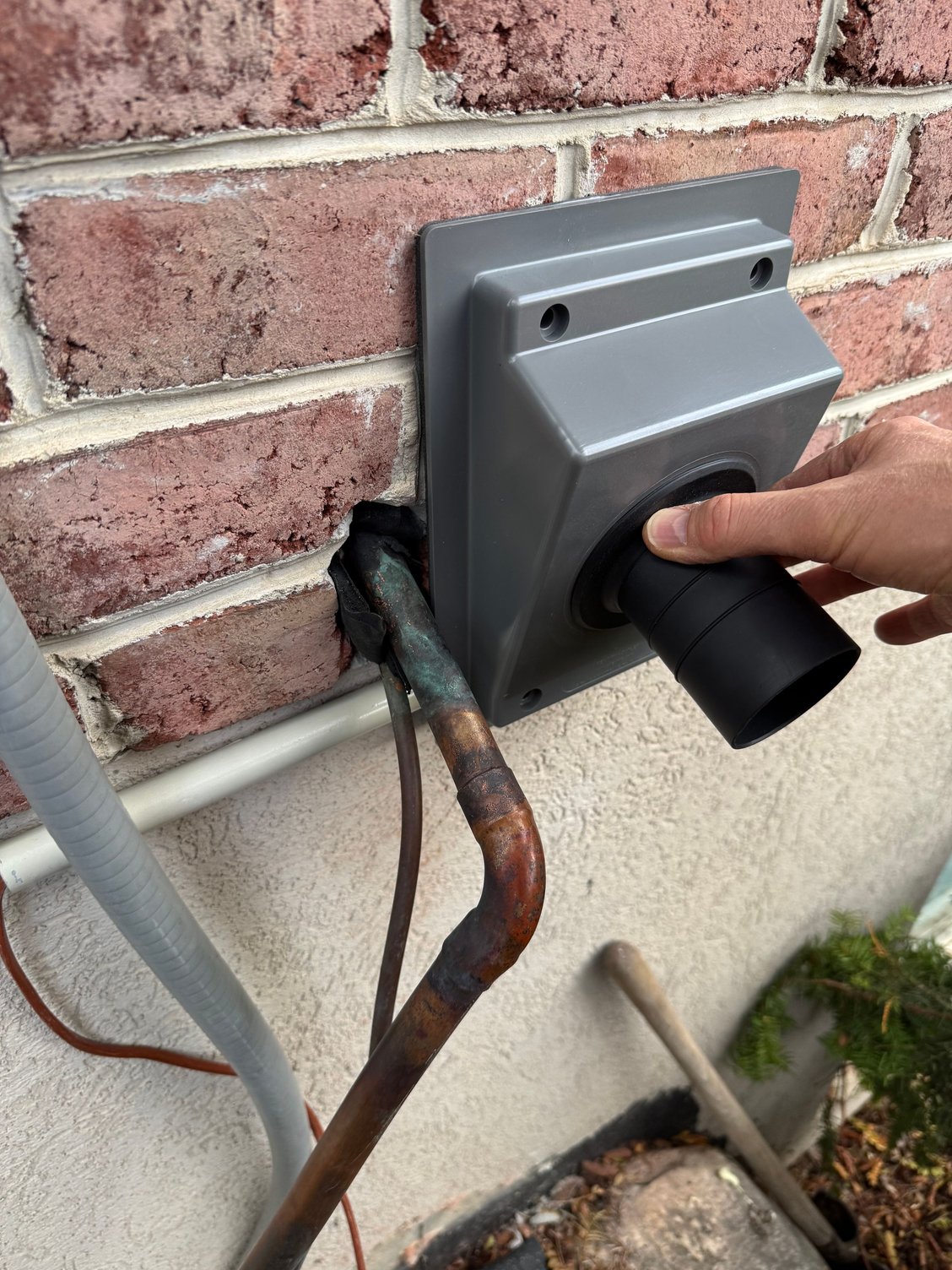 How to make a lineset cover mount flush - DoItYourself.com Community Forums