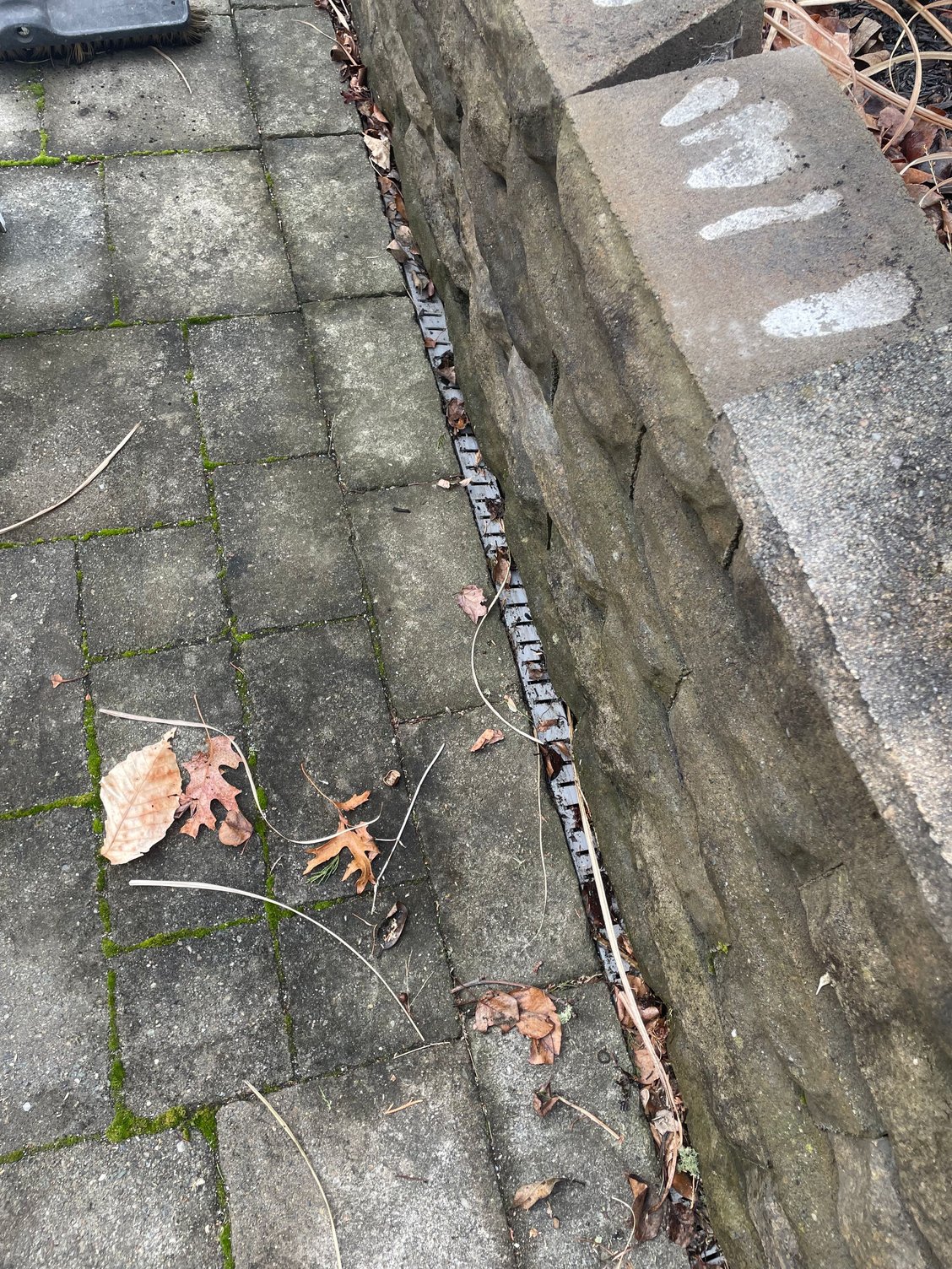 Channel drain retaining wall - DoItYourself.com Community Forums