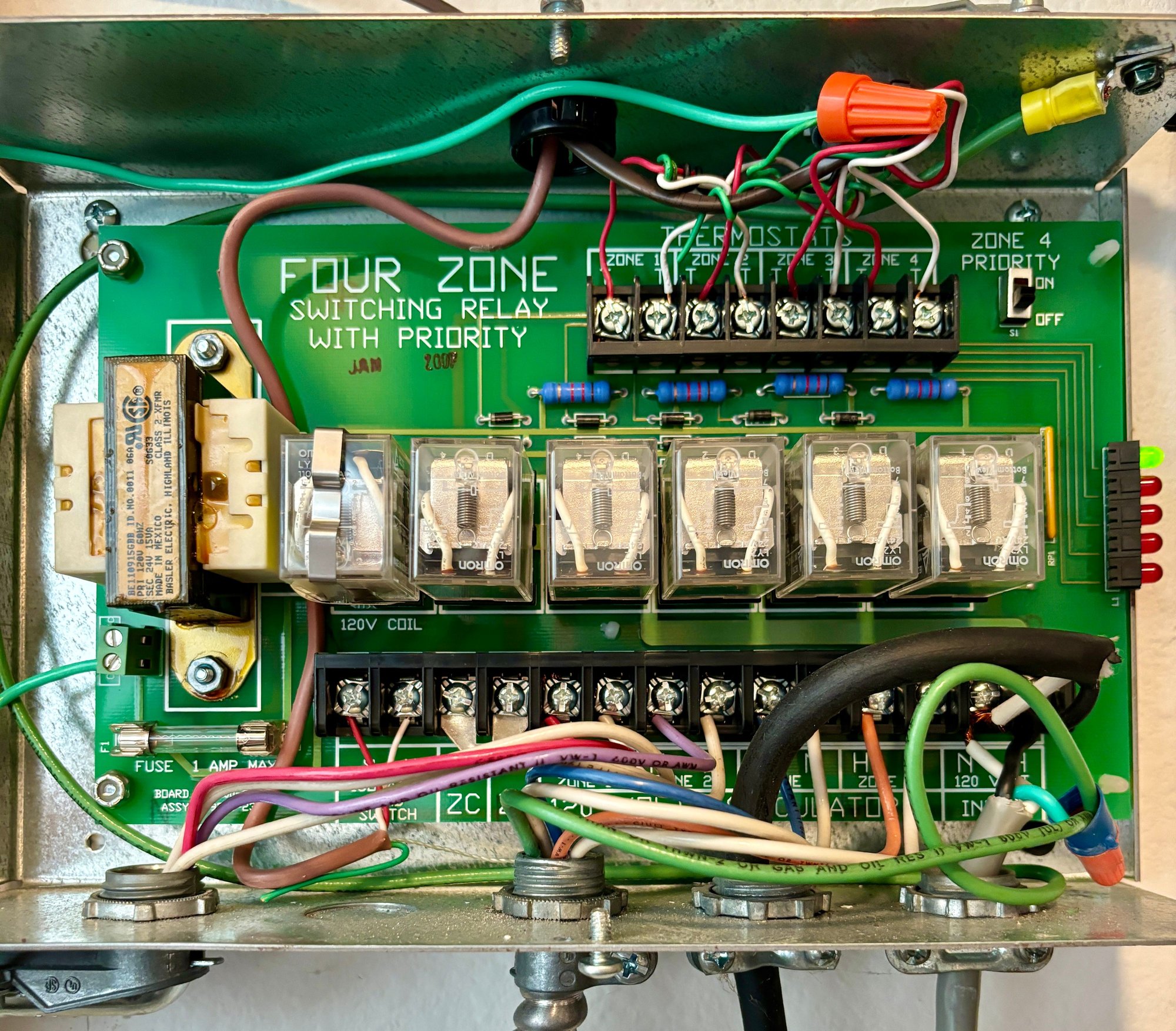 Taco 4 Zone controller with Nest T-Stat Wiring Help - DoItYourself.com ...