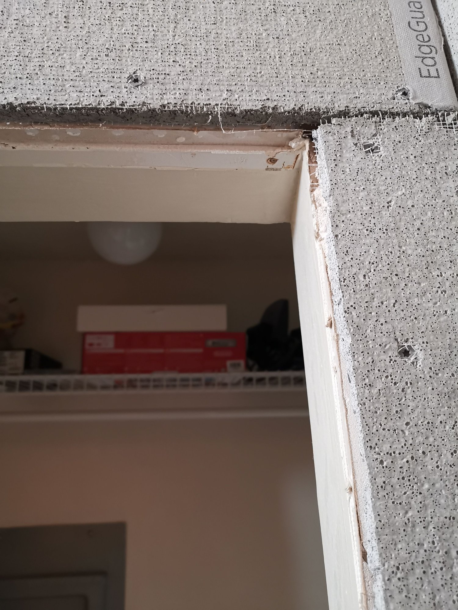 Outside corner transition from cement board to drywall - DoItYourself ...