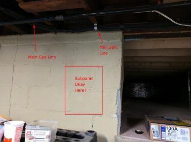 Need help with sub panel location - DoItYourself.com Community Forums