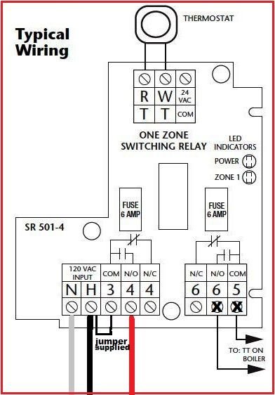 Help with thermostat control relay on 42 year old boiler. No heat ...