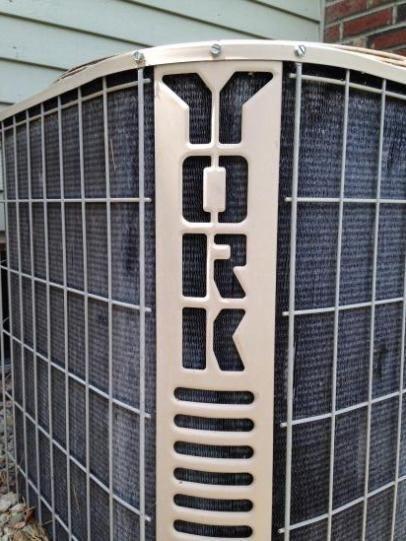 York A/C unit pops and the buzzes, condenser fan doesn't spin ...