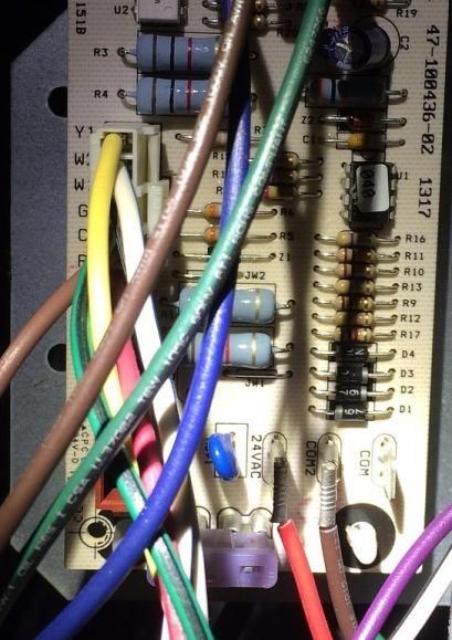 Need help with Venstar add a wire & Honeywell Wifi thermostat ...
