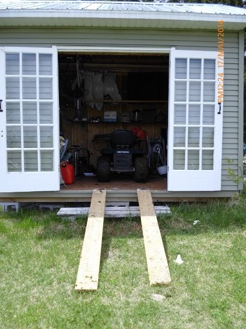 Earth ramp for a shed - DoItYourself.com Community Forums