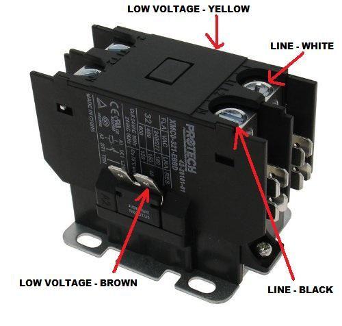 Honeywell Deinite Purpose Relay Contactor replacement w/Protech ...