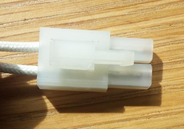 White two-pin electrical connector? - DoItYourself.com Community Forums