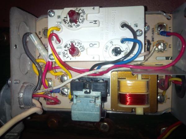 "Modifed" Wiring on L8124A, C L8151A Triple Aquastat - DoItYourself.com ...