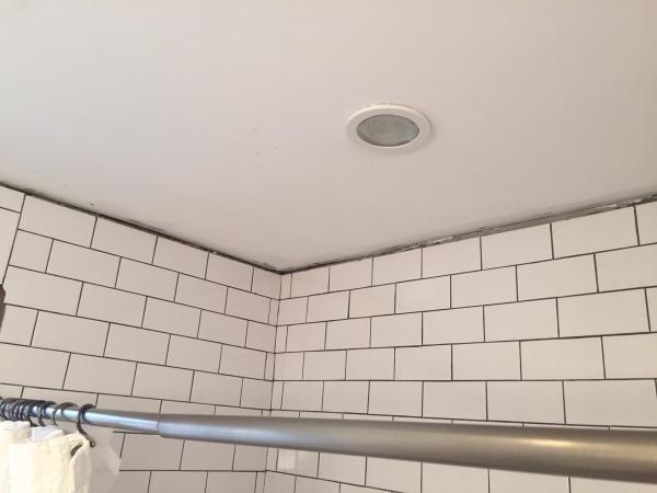 gap between tile and ceiling - how best to fill? - DoItYourself.com Community Forums