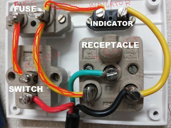 Wiring an extension box with fuse and indicator - DoItYourself.com ...