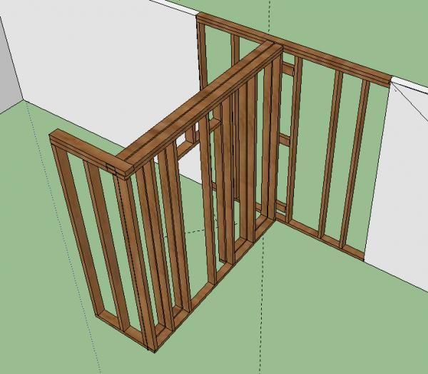 interior wall fridge recess idea - DoItYourself.com Community Forums