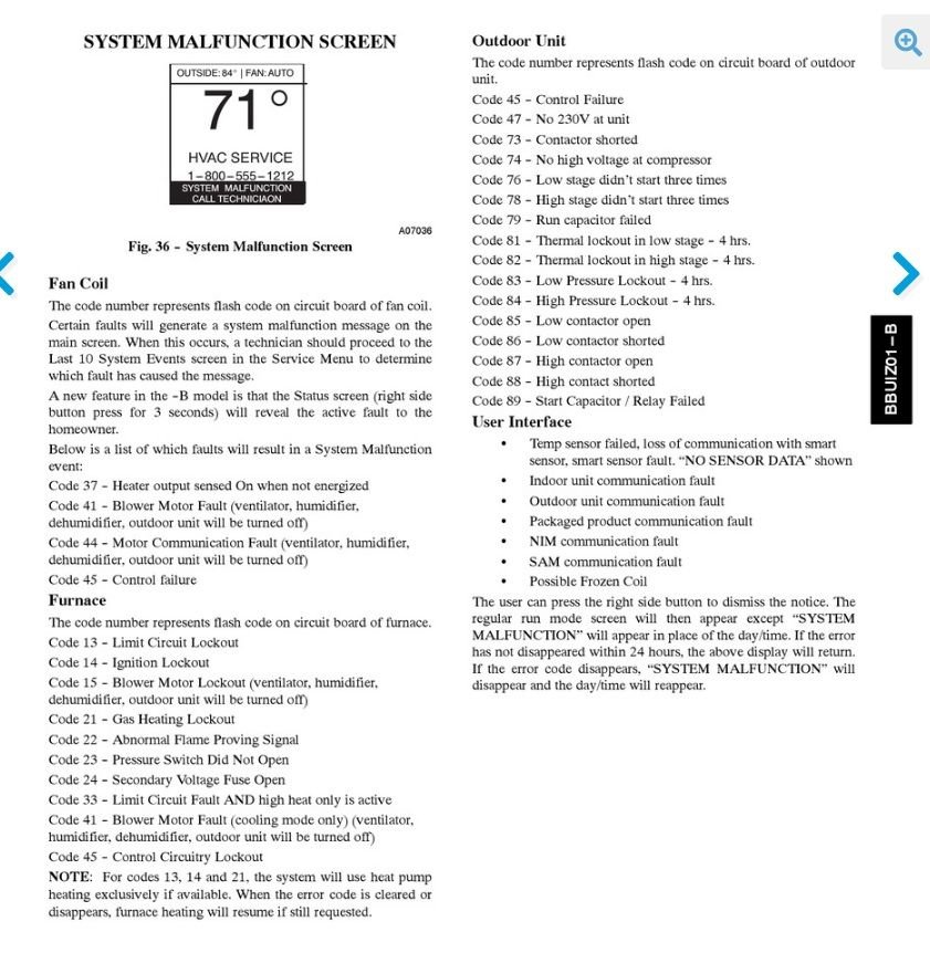 Bryant 3ton system with code-system malfunction - DoItYourself.com Community Forums