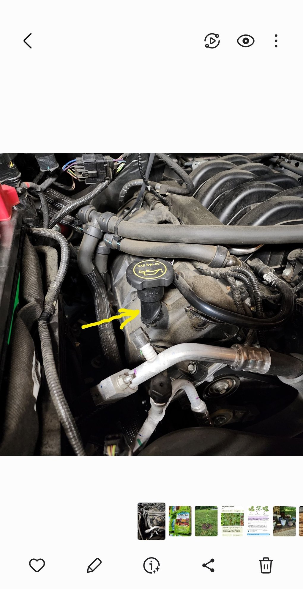 Oil filler tube - Ford F150 Forum - Community of Ford Truck Fans
