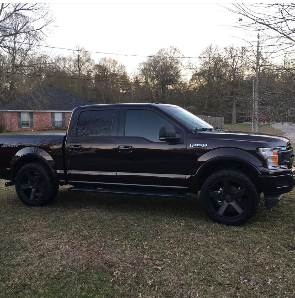 Show me your Magma Red with larger tires - Ford F150 Forum - Community ...