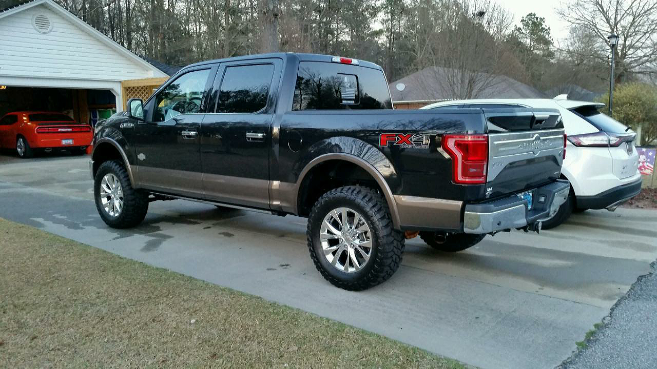 2015 f150 King Ranch FX4 with 4" suspension lift - Page 4 - Ford F150 ...