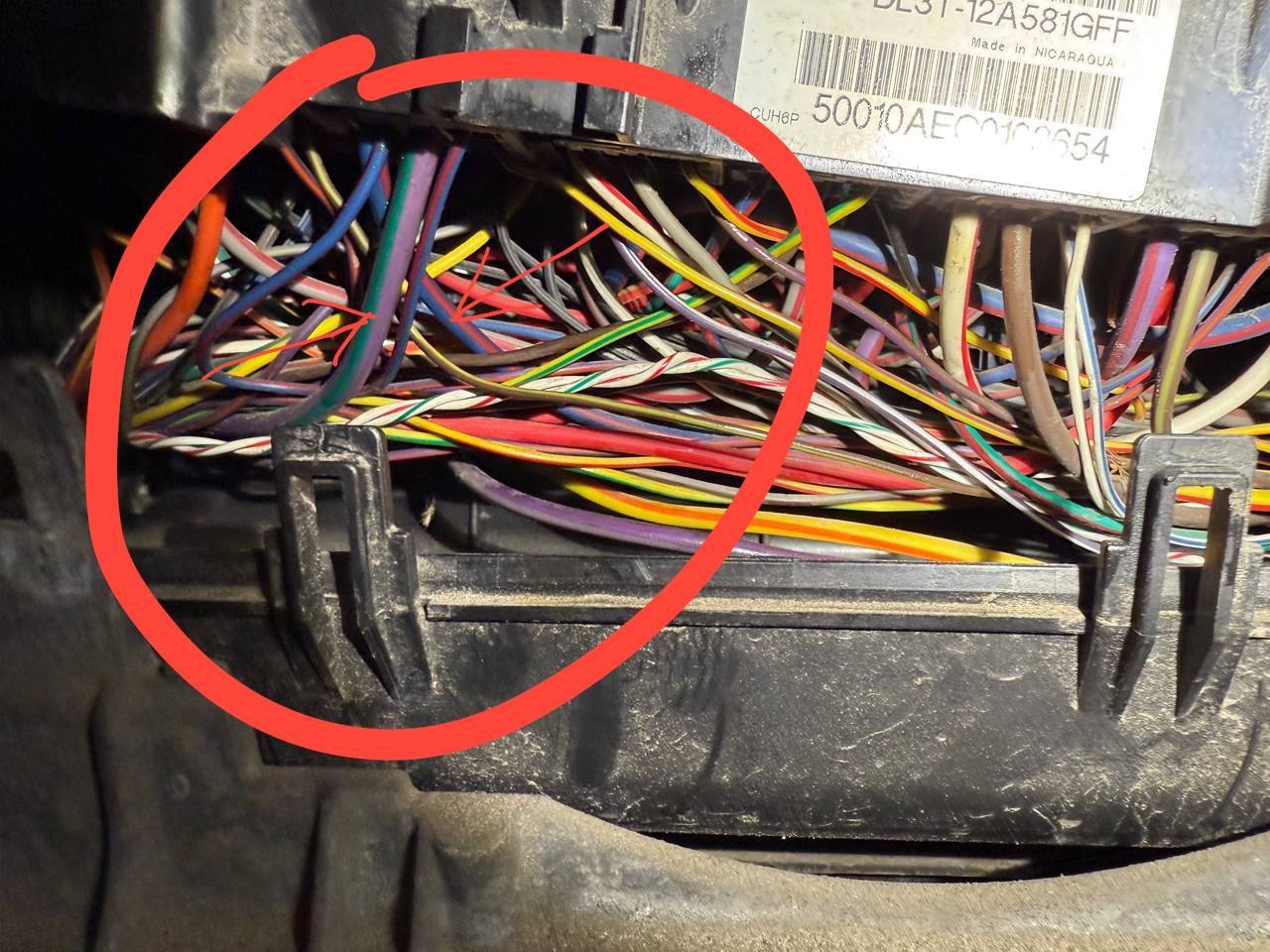Identifying wires in harness connected to fuse/relay box + wiring ...