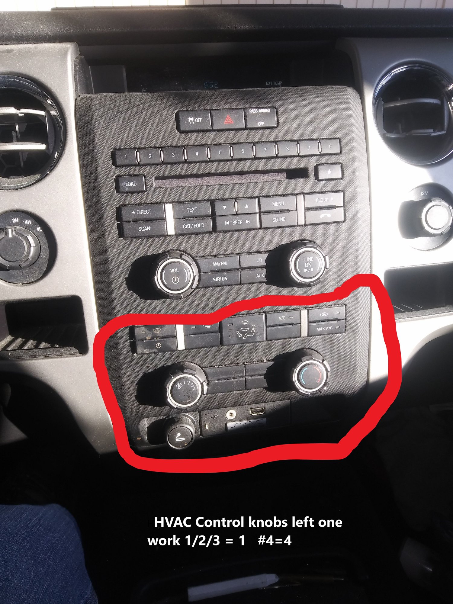 2012 XLT hvac temp control knob question - Ford F150 Forum - Community ...