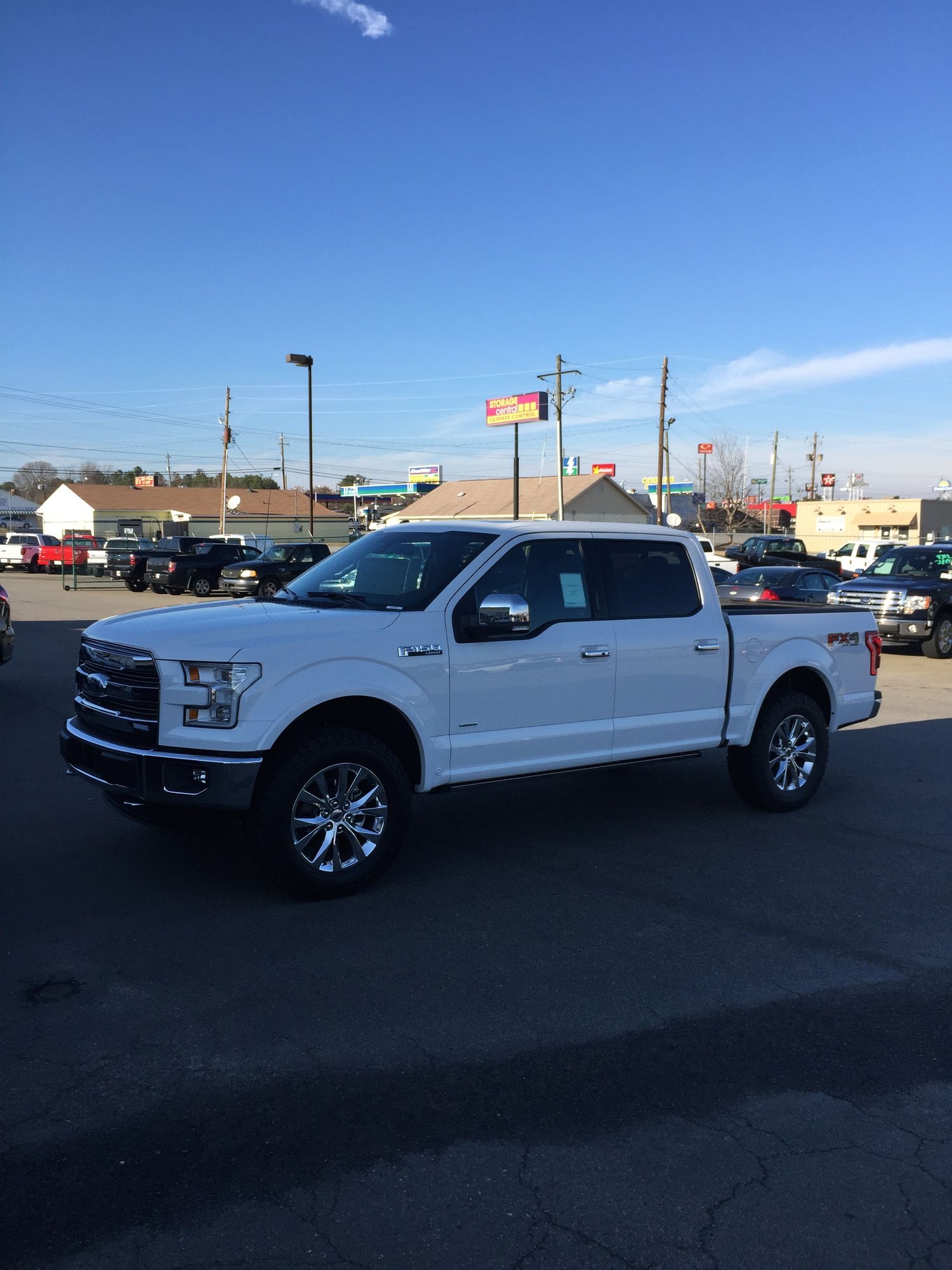 New Oxford White Leveled Lariat - Loaded! - Ford F150 Forum - Community ...