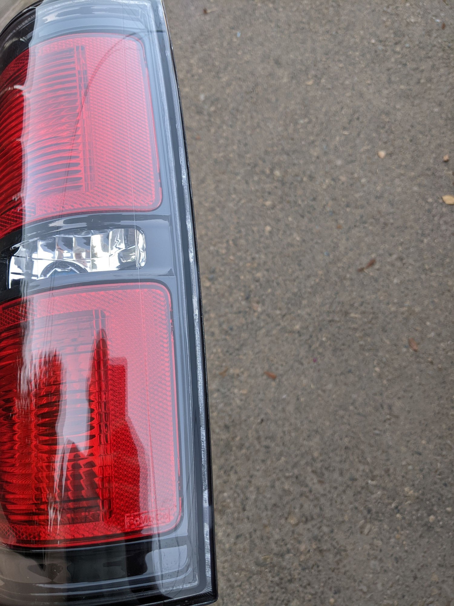 Southwest FX/Harley OEM tail lights, painted edges (Sterling gray ...