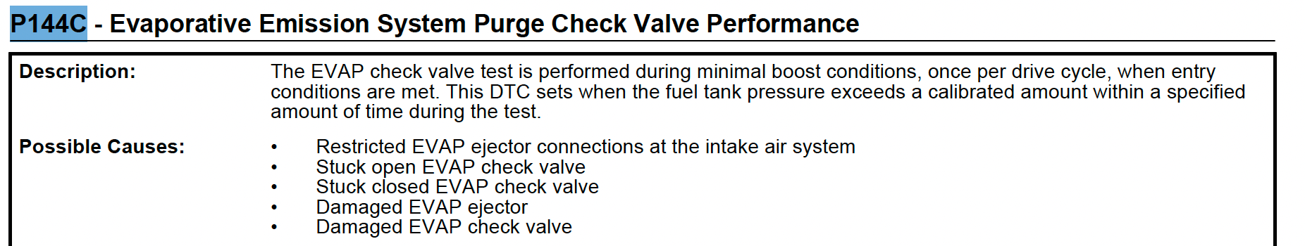 P144C code help - Ford F150 Forum - Community of Ford Truck Fans