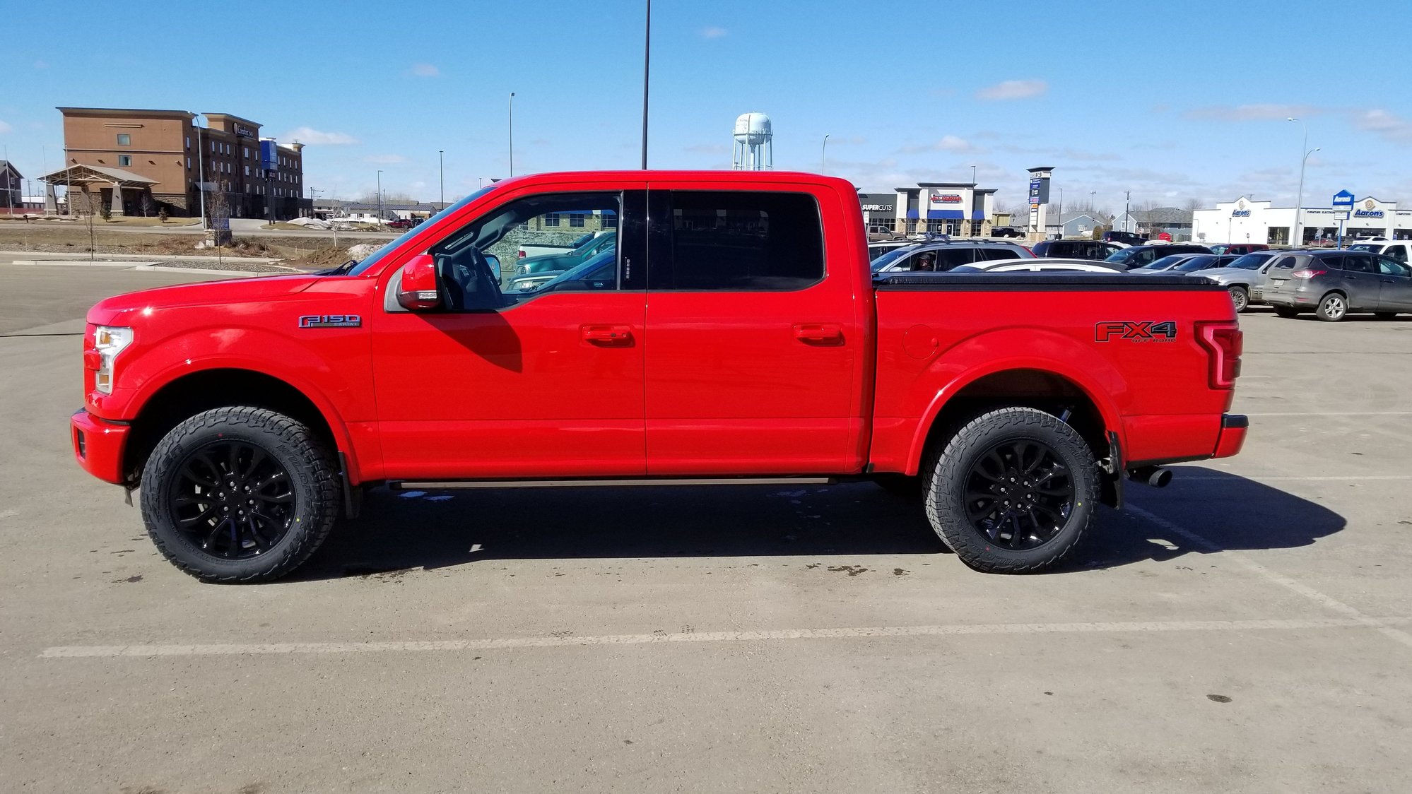 20 inch gloss black Raptor wheels, 275/60s installed - Ford F150 Forum ...