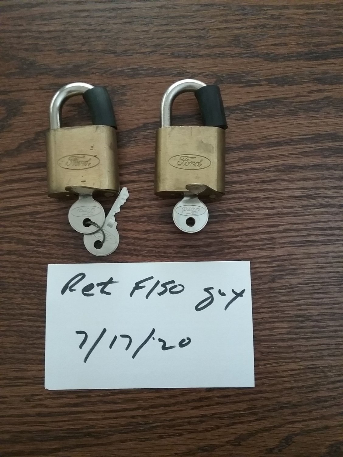 North Central SOLD...Vintage Brass Ford Padlocks - Ford F150 Forum ...