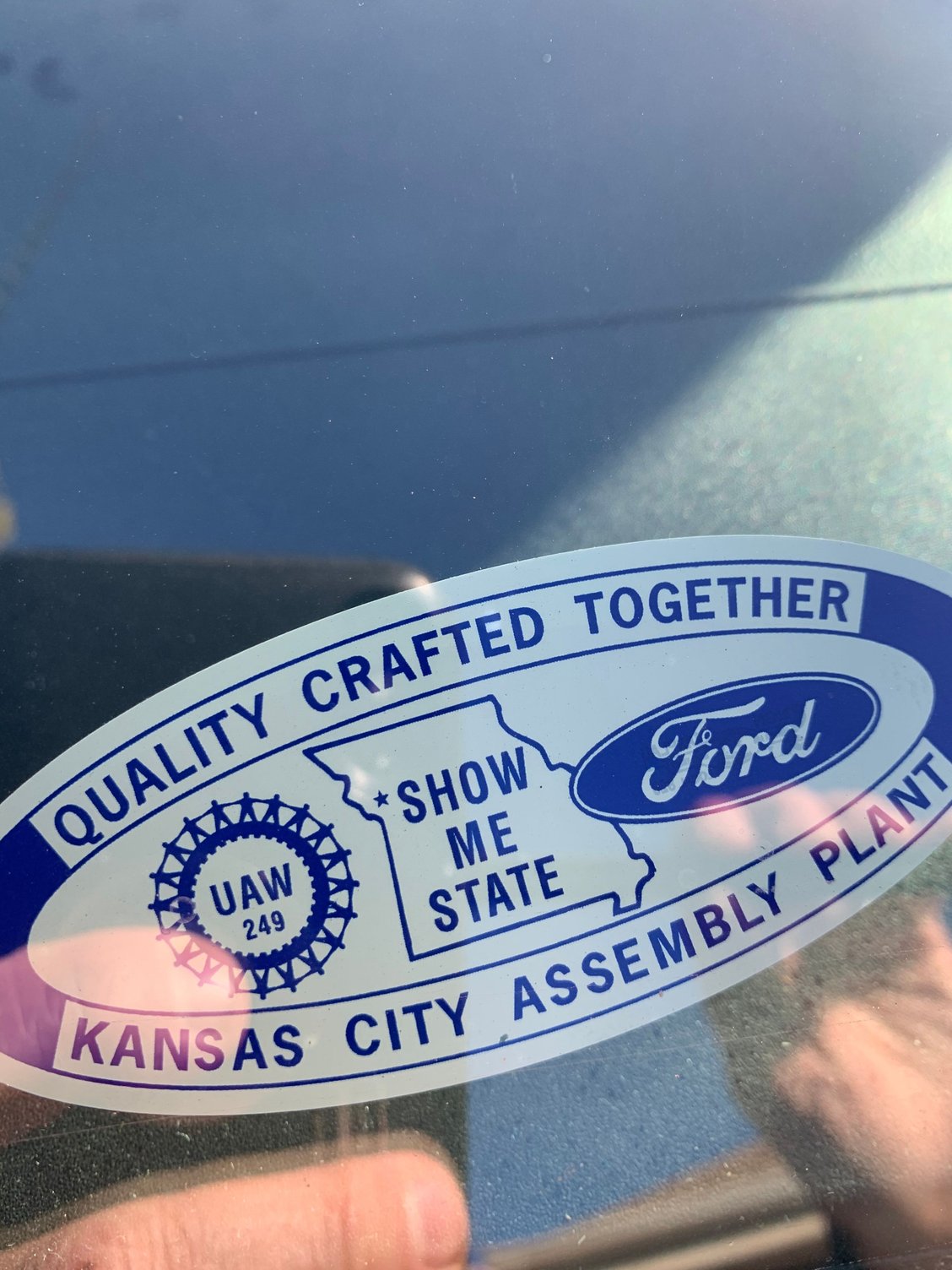 Remove Ford assembly plant window sticker? - Page 5 - Ford F150 Forum ...