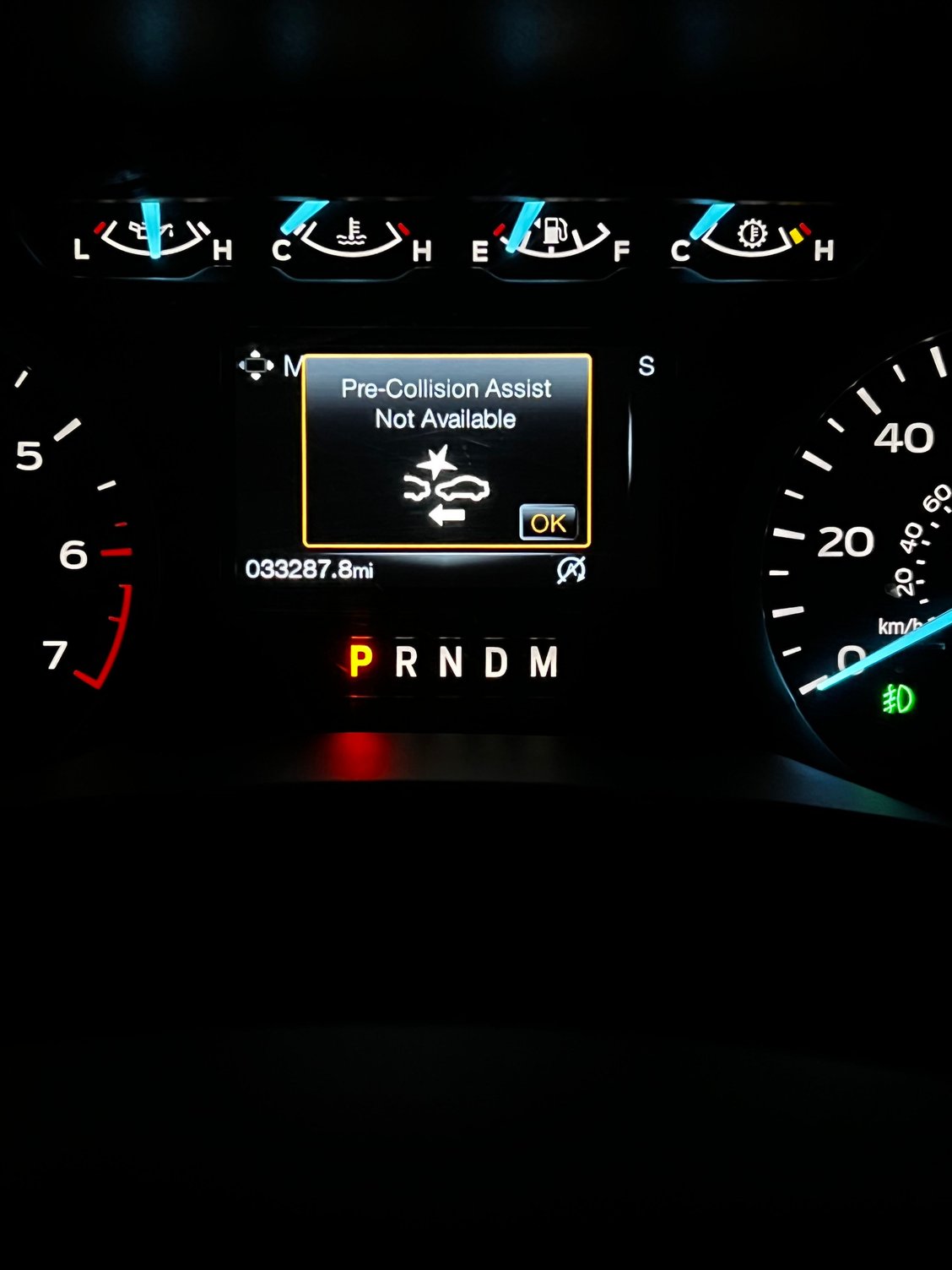 Pre-Collision Assist Disabled, Front Camera Malfunction - Ford F150 ...