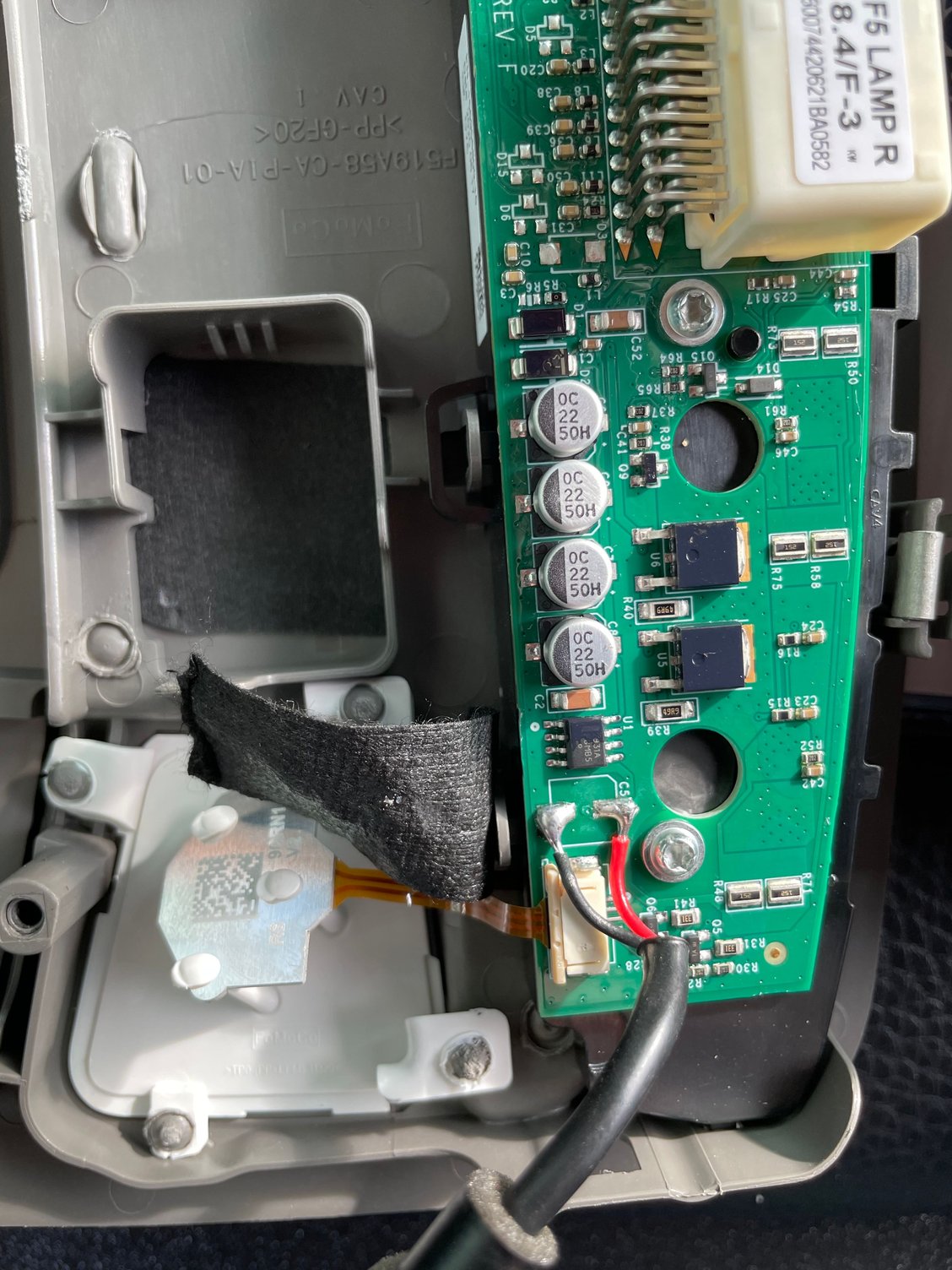 2019 F150 XLT overhead console upgrade to Police Responder w Red LEDS ...