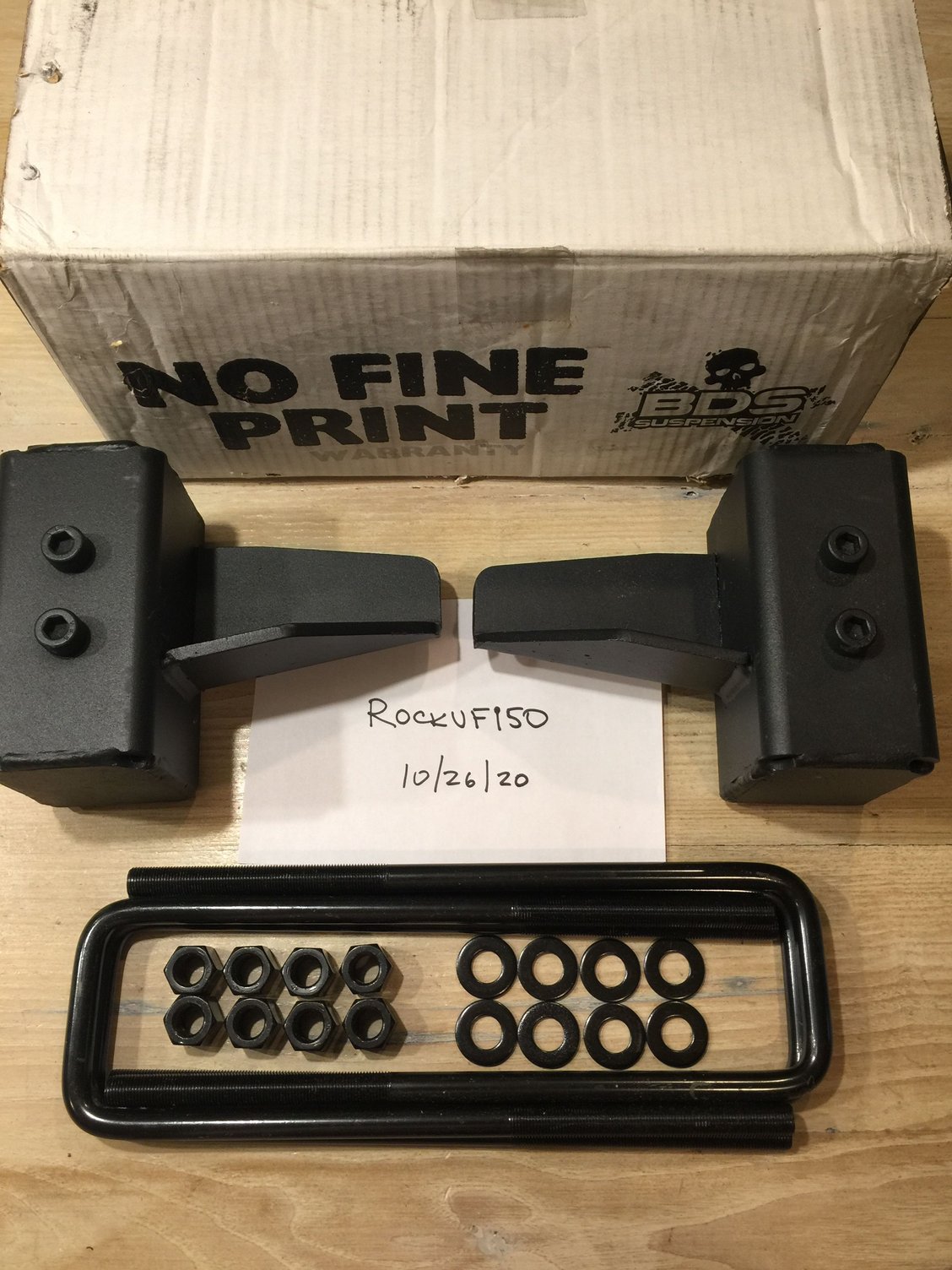Northeast SOLD...2017 F-150 BDS 4” Rear Block Kit 013439 Brand New ...
